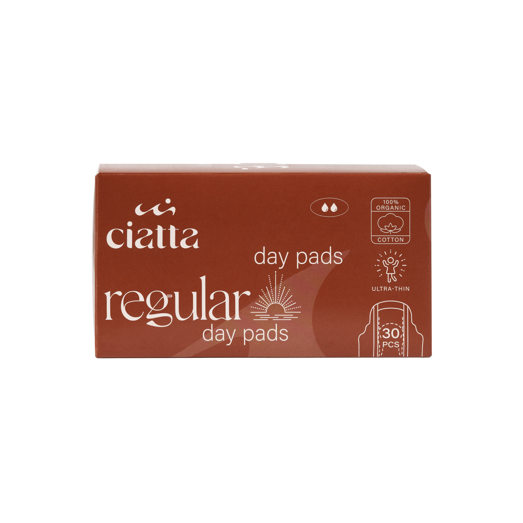 Regular Organic Period Pads for Day | Ciatta – Ciatta: Sustainable ...